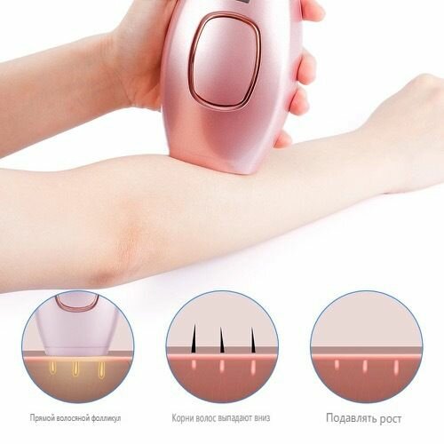 Эпилятор IPL 500 000 вспышек 5 уровней энергии вода/постоянное домашнее удаление волос на теле