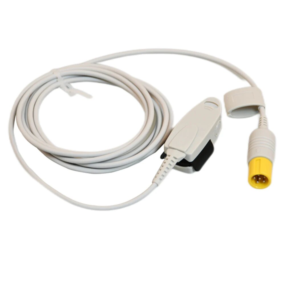 Датчик Spo2, совместимый с Contec CMS8000, 6-контактный многоразовый фотомагнитный датчик