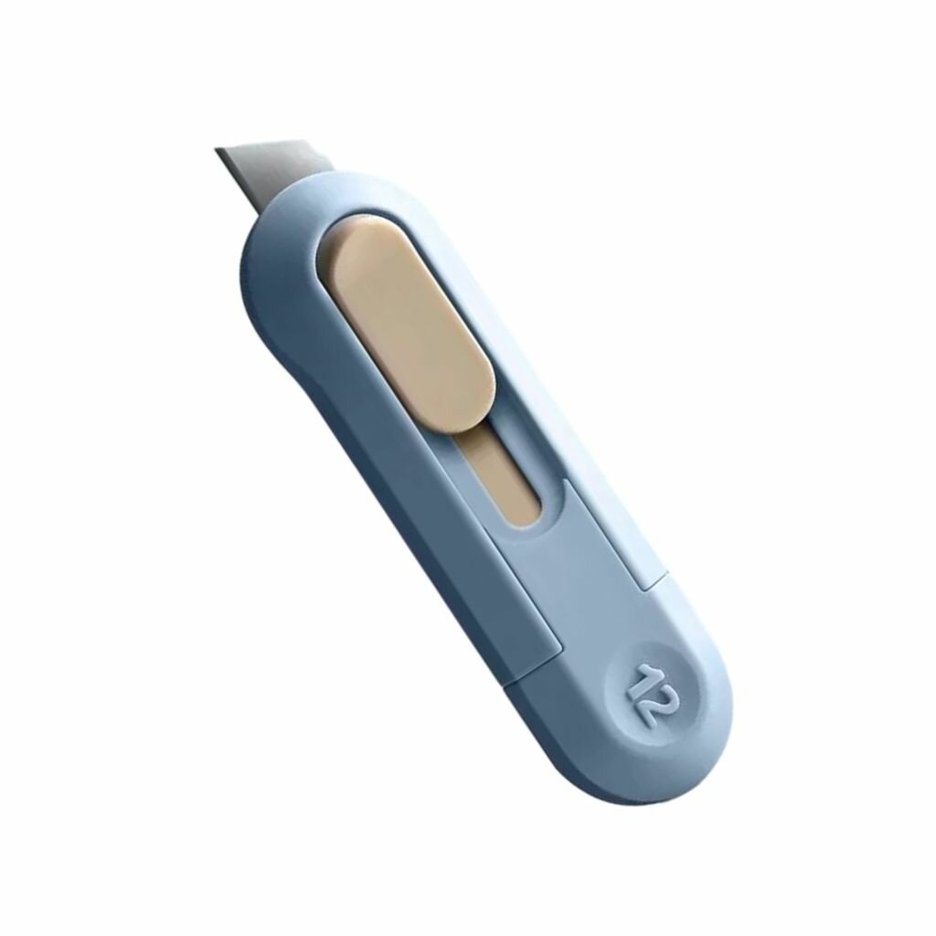 Усовершенствованный универсальный нож для резки бумаги-синий