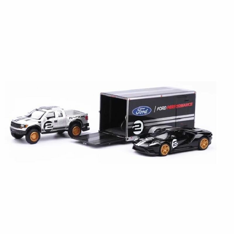 Машинка металлическая модель Maisto 1:64 2010 Ford Raptor/2017 Ford GT Feritace