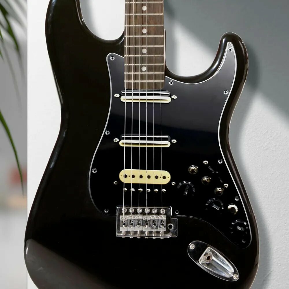 1 шт, черный SSH, защита медиатора для электрогитары, проводка, загруженный предварительно проводной