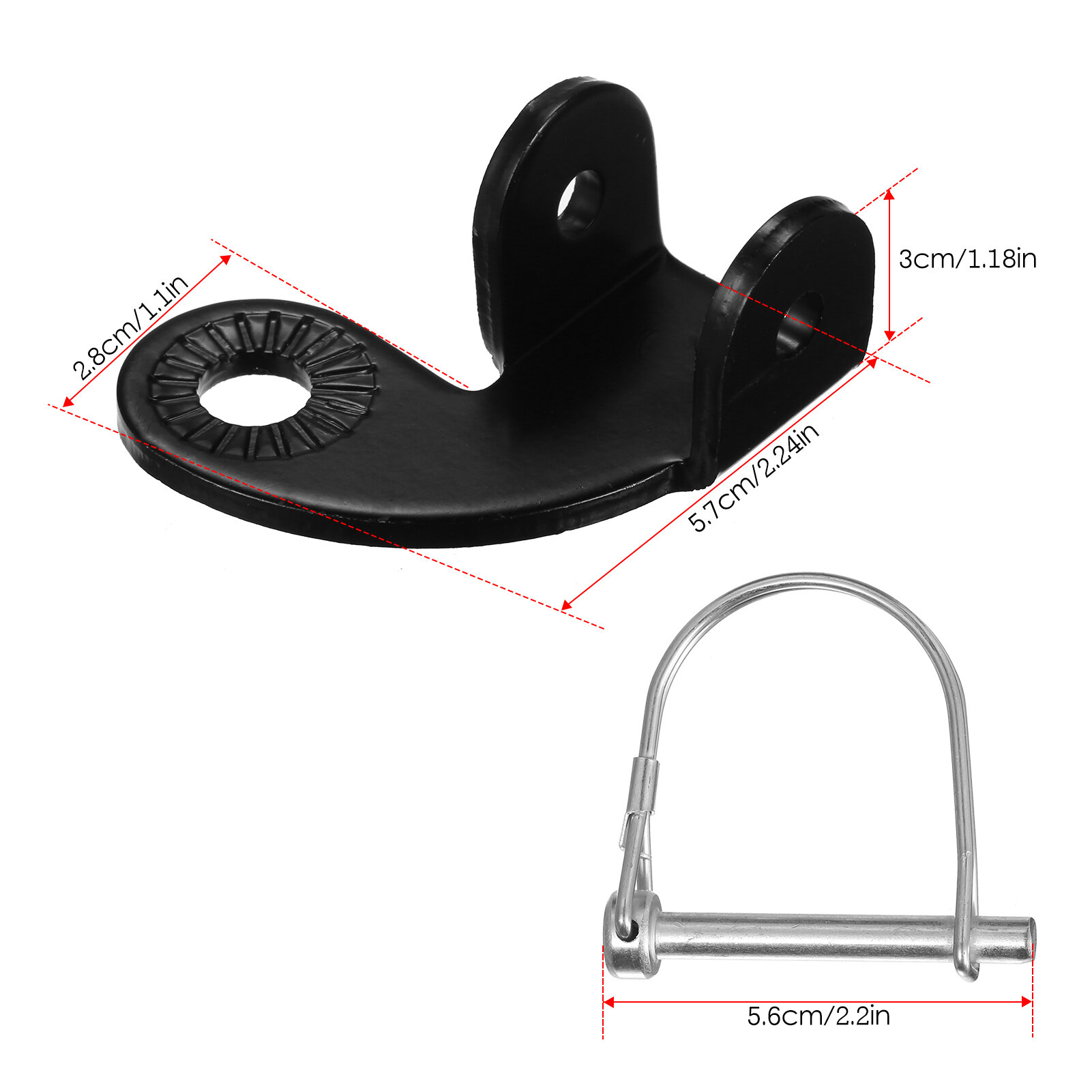 Сцепное устройство для велосипедного прицепа 12,2 мм из нержавеющей стали, прочное крепление для надежного крепления