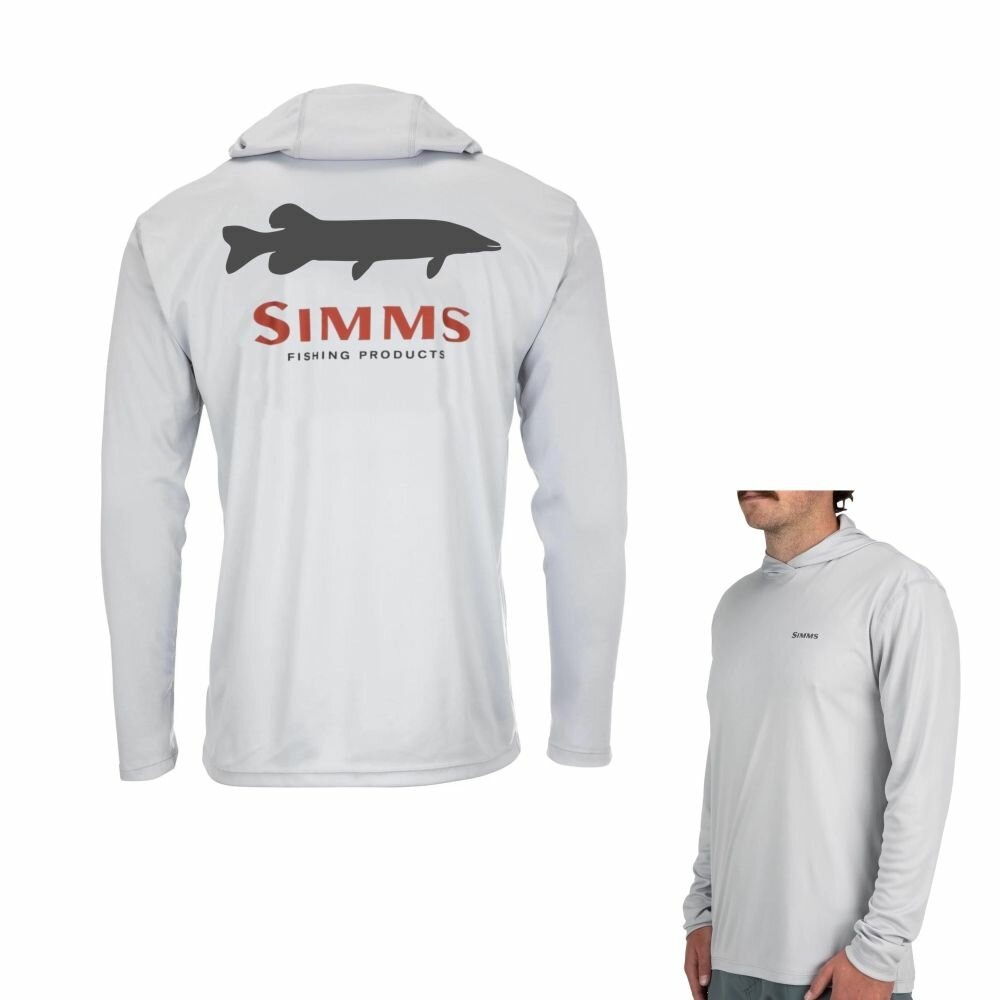 SIMMS Толстовка с длинным рукавом, футболка, защита от солнца, рыболовный костюм 2