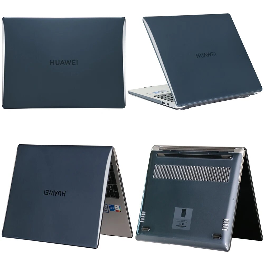 Чехол для ноутбука Huawei MateBook D 14 MDF-X, Crystal Black, 2023-24 matebook d14, Унисекс