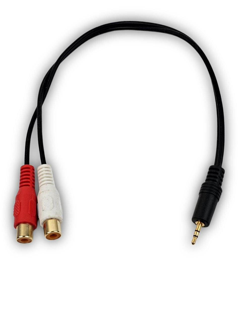 Переходник 2.5мм "штекер" стерео - 2 x RCA "гнездо" с кабелем 0.3 метра