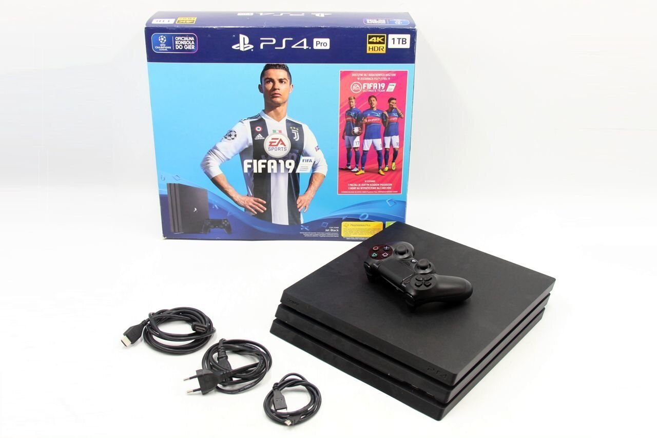 Игровая приставка Sony PlayStation 4 PRO 1 Tb (CUH 72XX) В коробке