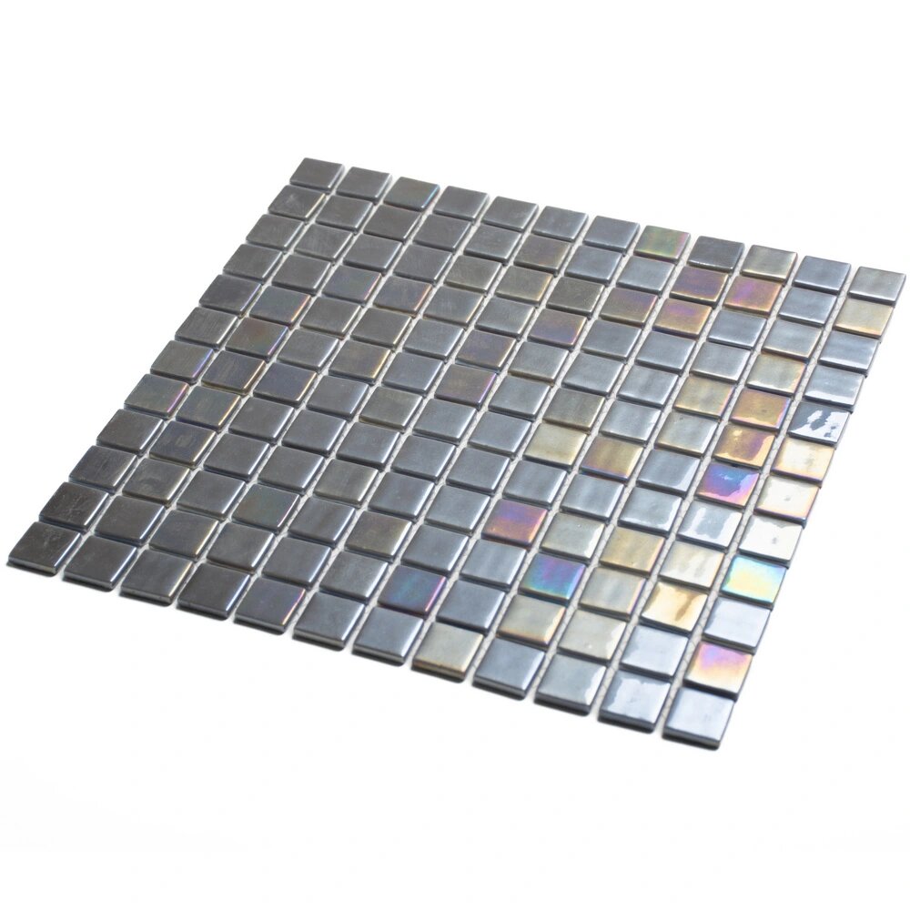 Мозаика стеклянная Reexo M036, цвет: моно, перламутр (серый), цена - за 1 м2