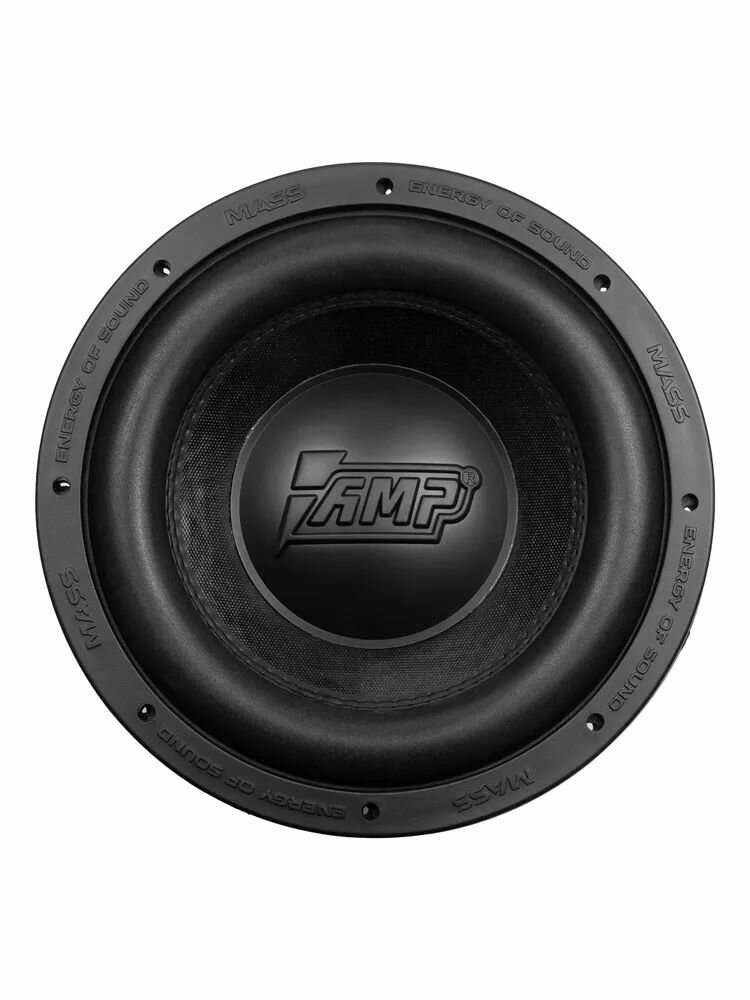 Сабвуферный динамик AMP MASS 800 15D2 V.2, 38 см, 2+2Ом, пассивный