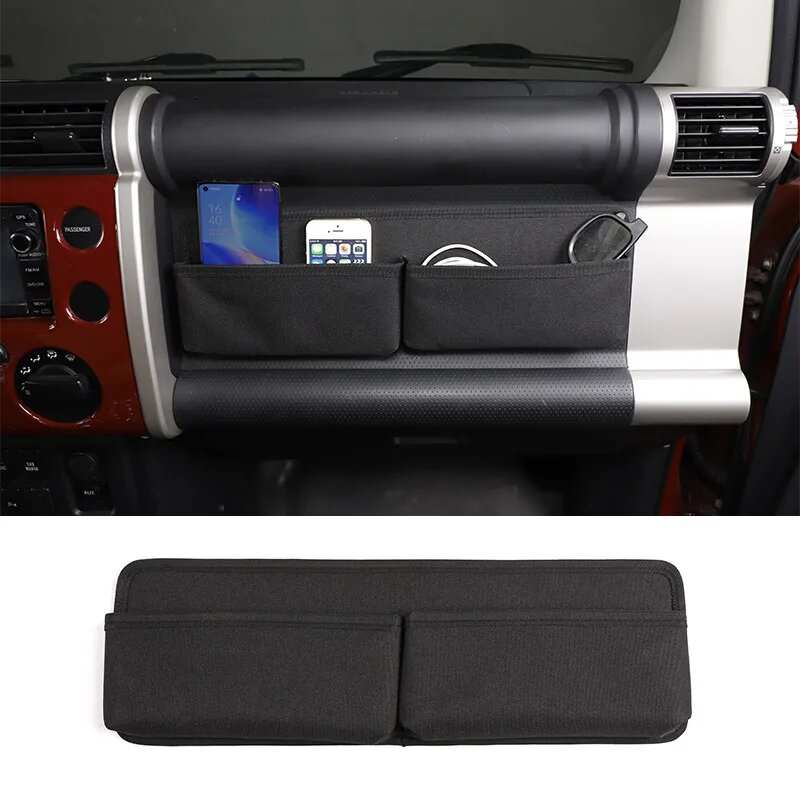 Органайзер в бардачок Toyota FJ Cruiser 2007-2021, черный
