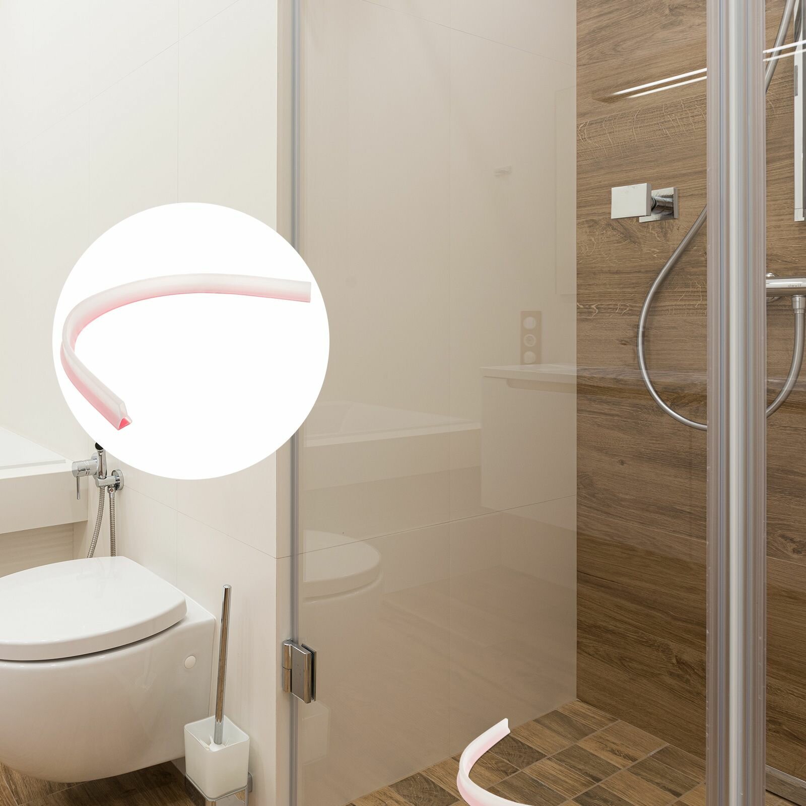 Гибкий Бортик От Течи, Создает Сухие И Влажные Области Размером 60X5CM