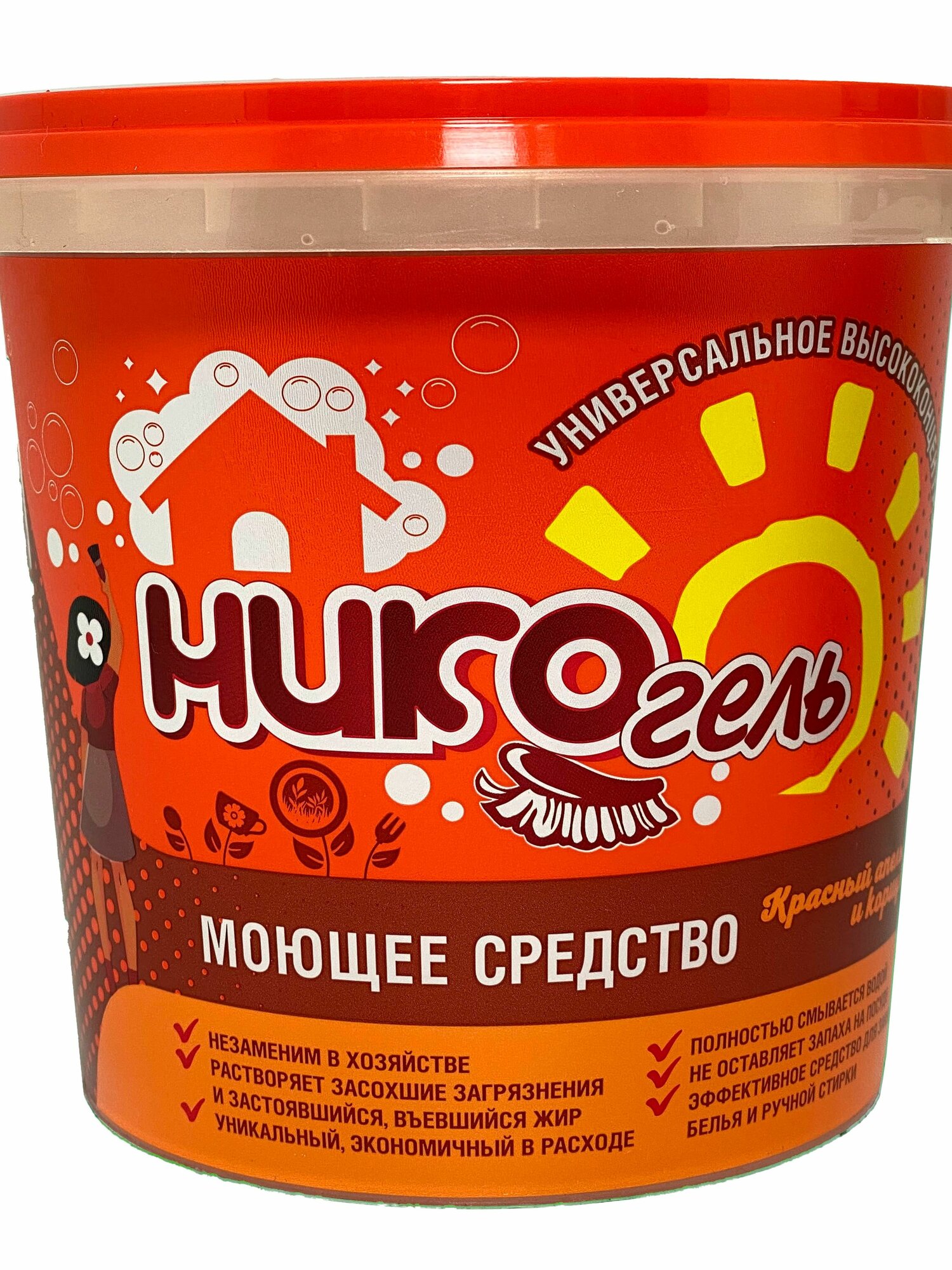 Моющее средство Гель Нико 1000гр Универсальное концентрированное