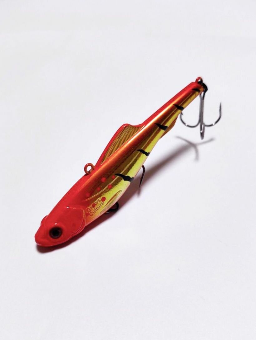 Воблер Vib Wagoner 100 мм / 37 г , Тонущий виб, Приманка на судака, окуня, щуку. Айс джиг / Спиннинг, под Relax Wagner