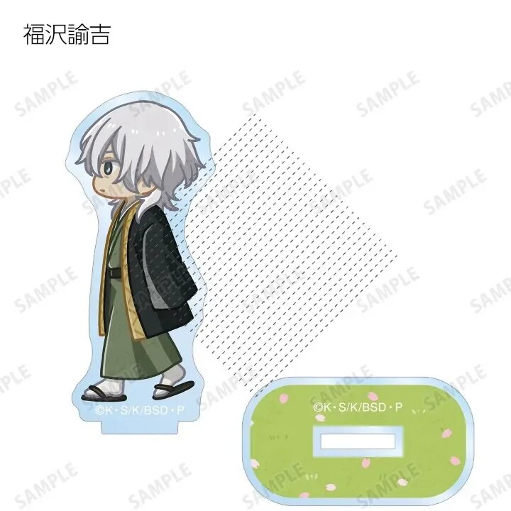 Мини-фигурка Mori Ogai Dazai Osamu Nakahara Chuya Akiko Yosano Acrylic Stand Doll Anime 12