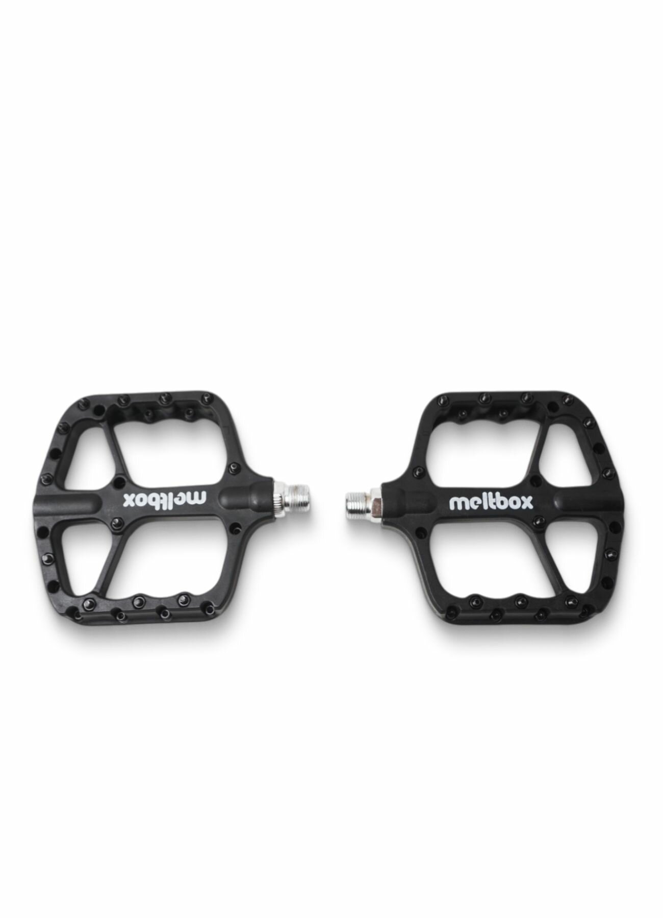 Педали велосипедные нейлоновые 9/16" с шипами, для горных, городских и шоссейных велосипедов, размер 135x115 мм