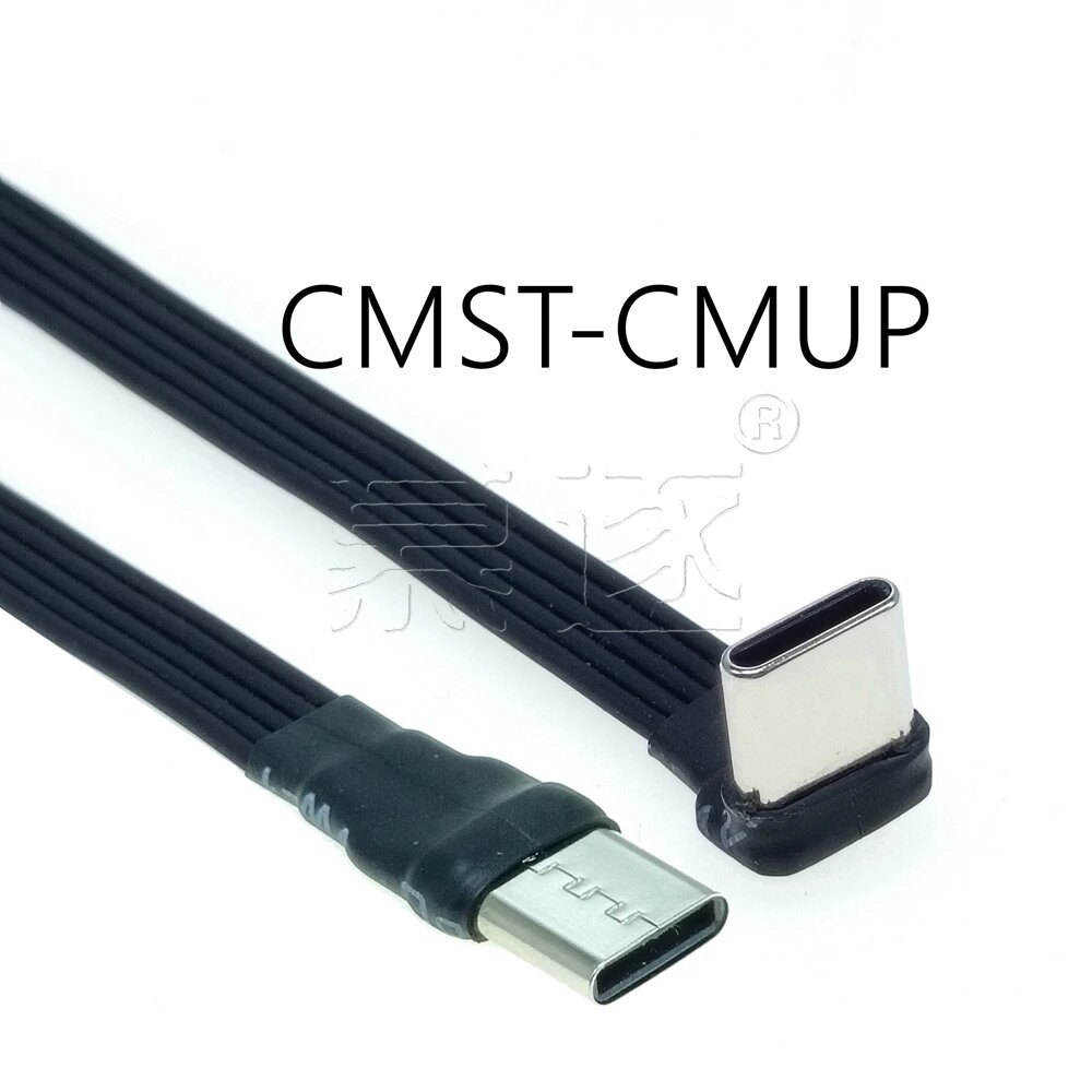 Плоский удлинитель USB 2.0 Type-C Chenyang 5-200 см