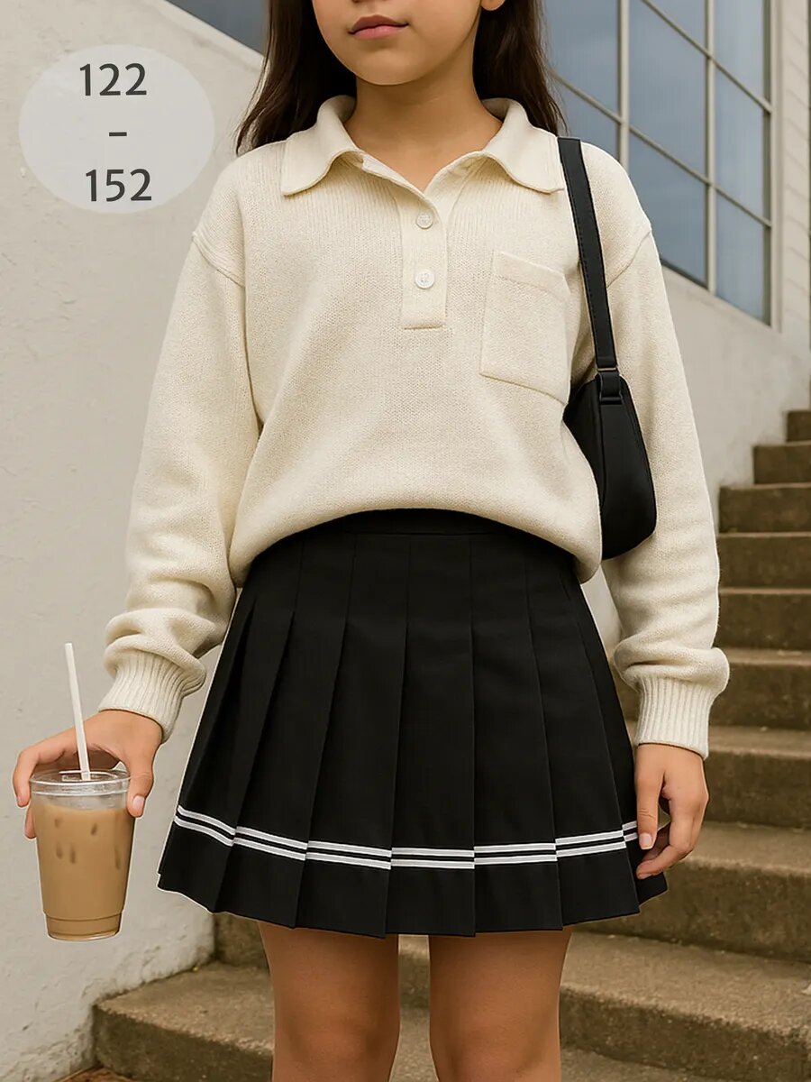 Школьная юбка-шорты "Школьная коллекция"