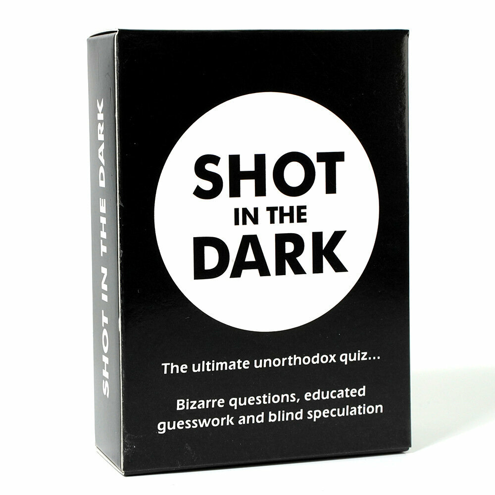 Карты настольной игры Shot In The Dark для семейных карточных игр и таро.