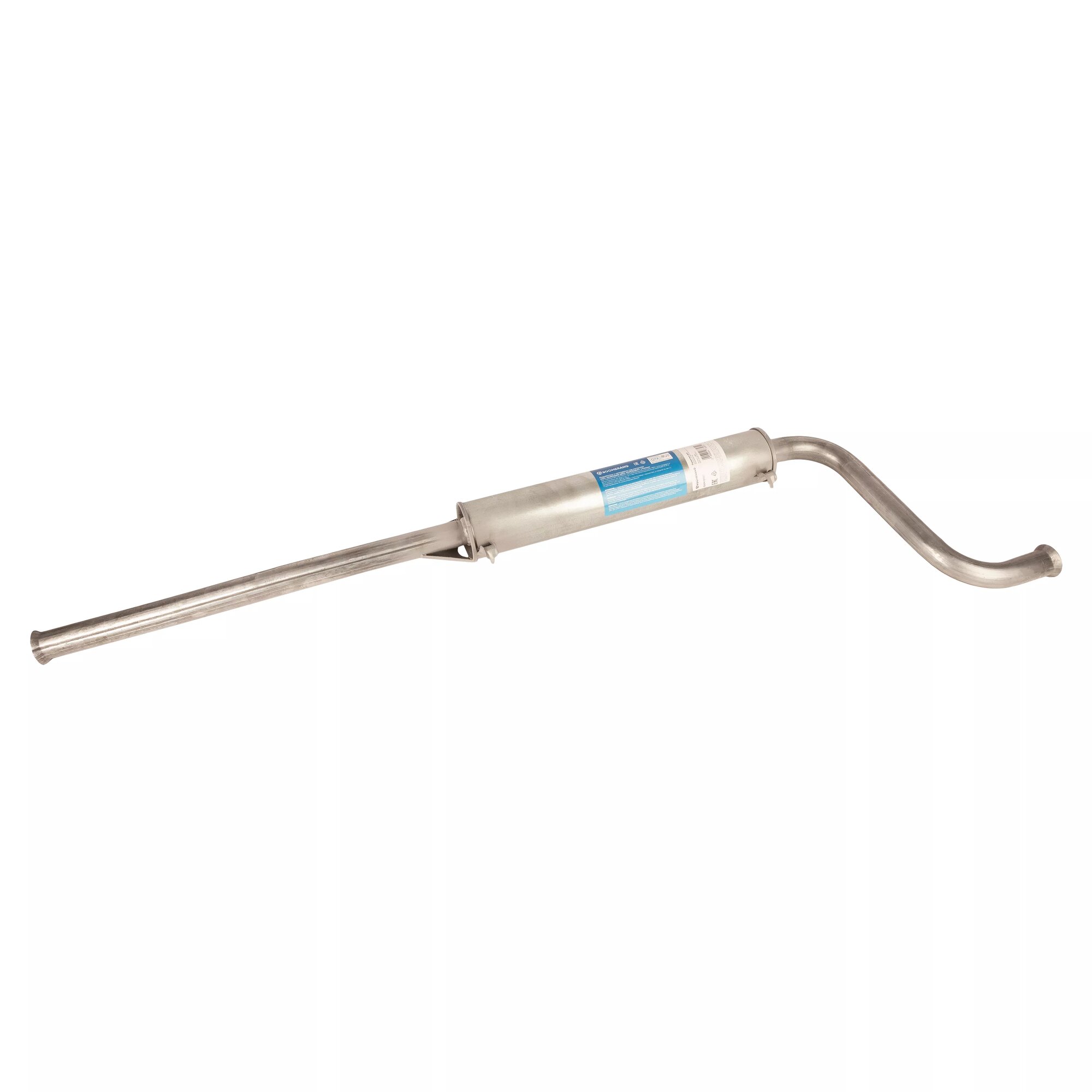 Глушитель доп. (резонатор) для а/м ВАЗ-2108 карб. алюм. (BOOMERANG)