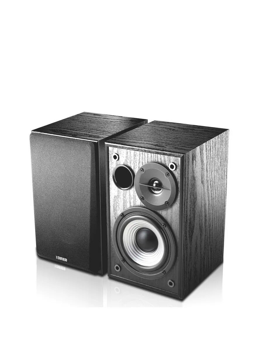 Колонки R980T 2.0 черный 24Вт