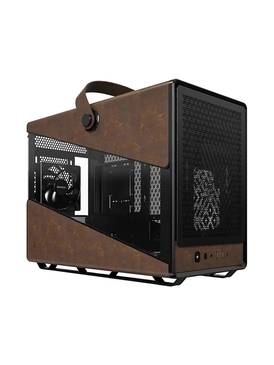 Корпус Heritage PRO (B) черный без БП mATX 5x120mm 2x140mm