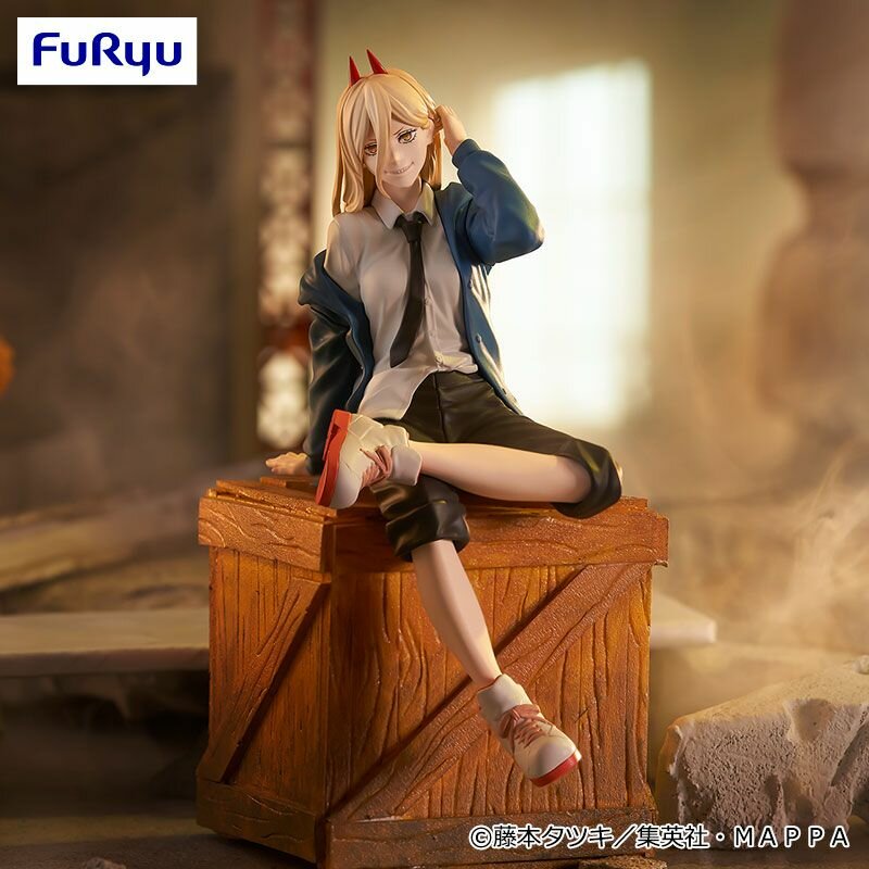 Аниме Фигурка/FuRyu-Человек бензопила/Пауэр,140MM