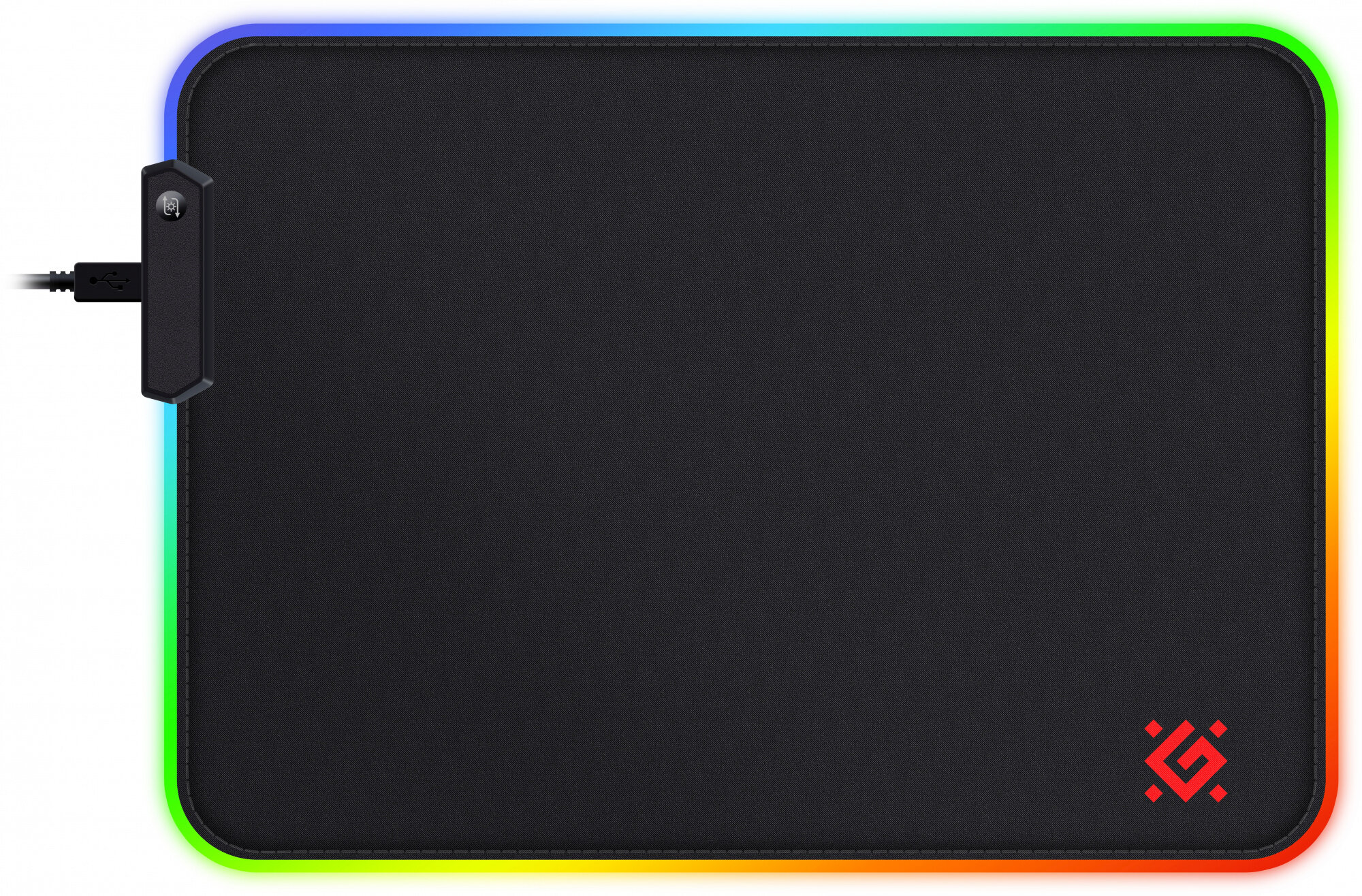 Коврик для мыши (50008) Black (M) , каучук + ткань,