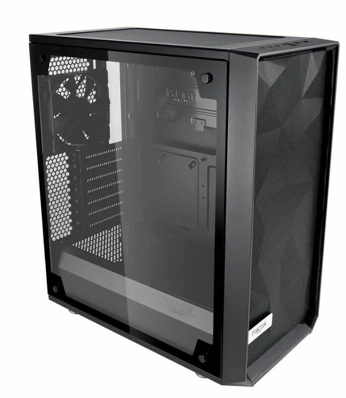 Компьютерный корпус Fractal Design Meshify С Blackout TG Light (FD-CA-MESH-C-BKO-TGL) черный - Midi Tower, ATX, USB 3.2 Gen 1 Type-A
