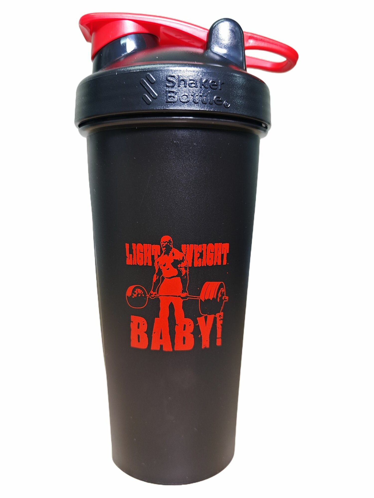 Shaker Bottle Light Weight Baby Red Шейкер пластиковый c крючком, 700 мл