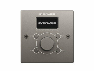 CVGAUDIO ERC-2BL - Настенный программируемый контроллер управления, TCP/IP, RS485, питание PoE, OLED дисплей, энкодер, цвет черный