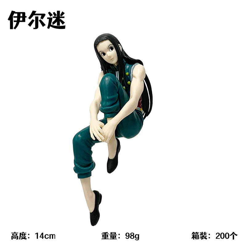 Фигурки Hunter x Hunter Гона, Киллуа, Хролло, Курапики, Каши и Сойла, украшения для моделей, устанавливаемые на автомобиль.