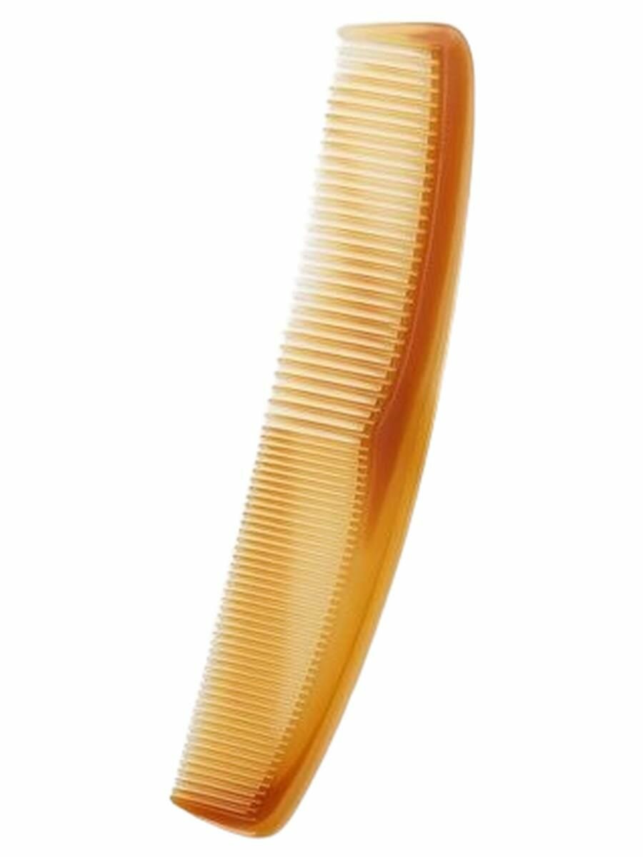Расчёска комбинированная, 20 4( 1) см, цвет янтарный