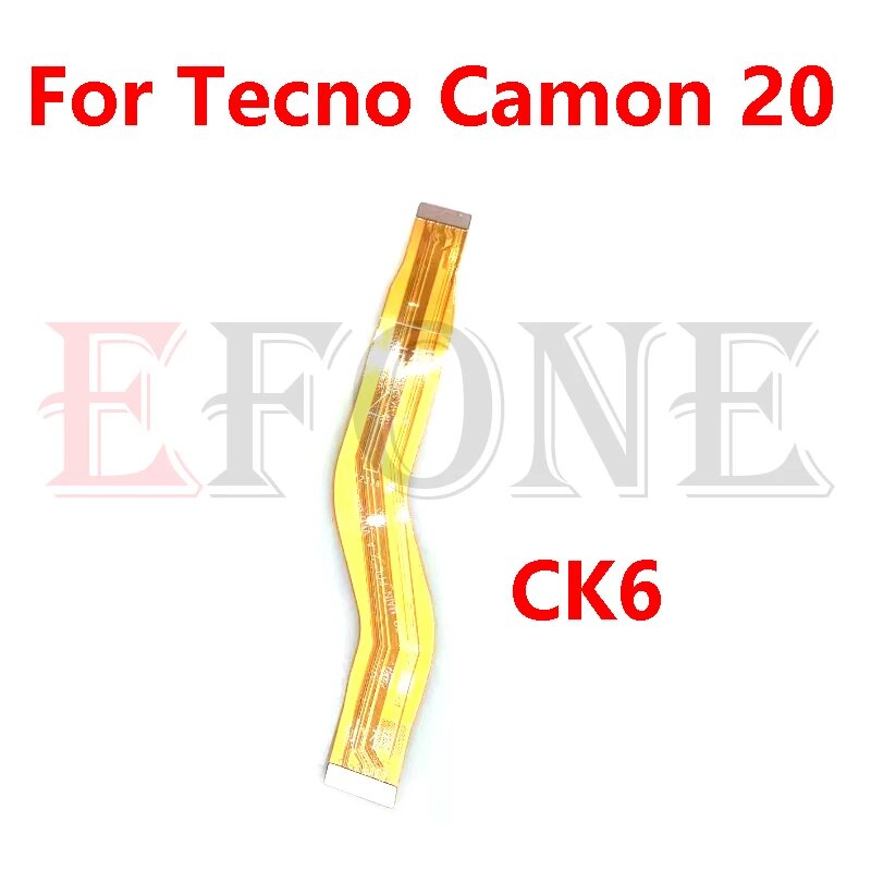 Для Tecno Camon 11 16 17 17P 18 18P Premier 19 20 Pro Pouvoir 2 CI6 LA7 CI8 CG8 Разъем материнской платы ЖК-дисплей Гибкий кабель Camon 20 CK6