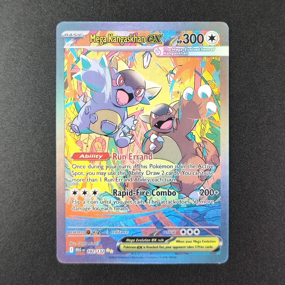 Коллекционные карты Pokemon Mega Evolution MINISO 182