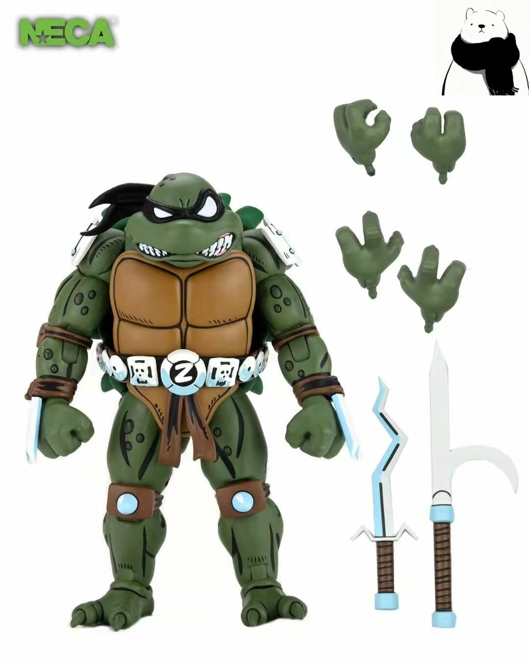 Коллекционная фигурка Черепашки Ниндзя Плохая черепаха TO NECA EASTMAN AND LAIRD'S TEENAGE MUTANT NINJA TURTLES SLASH
