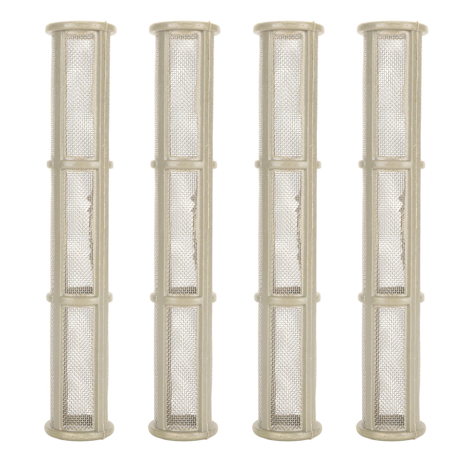 4 шт. Универсальный фильтр для краскопульта, 30 mesh, 18x3 см, серый