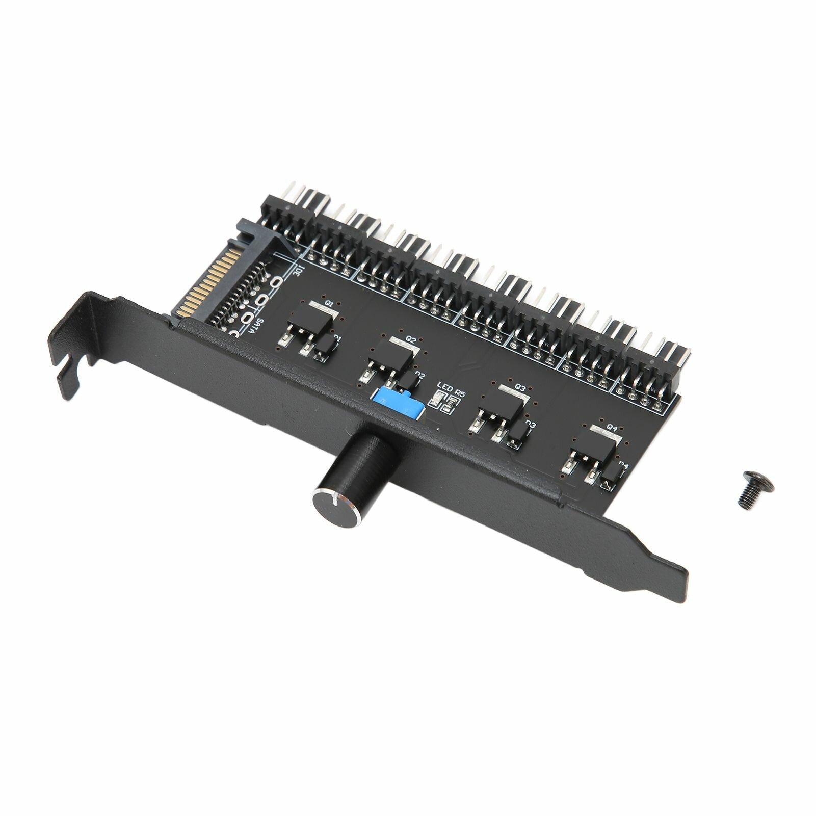 Концентратор вентилятора 12В 3/4-pin 8-канал, регулятор скорости, SATA