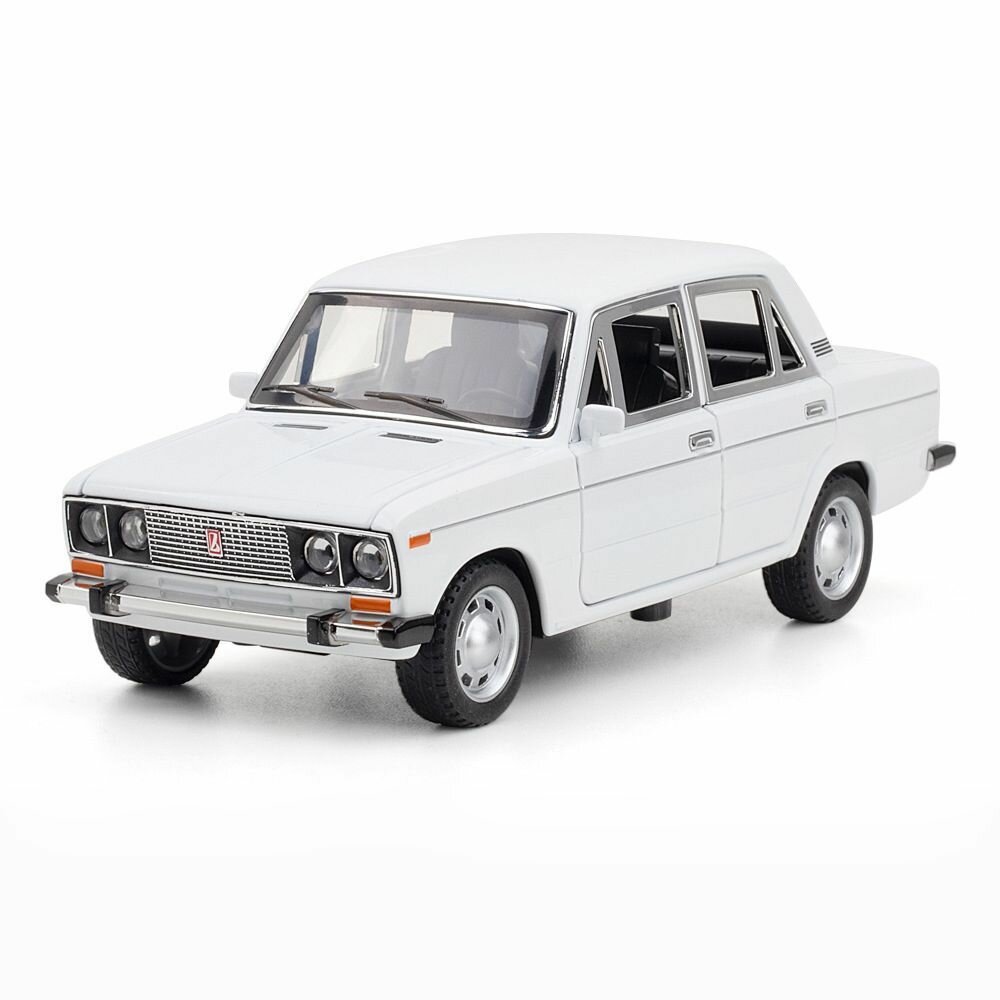 Коллекционная металлическая машина LADA 2106(1/24 ), Игрушечный автомобиль с звуковыми и световыми