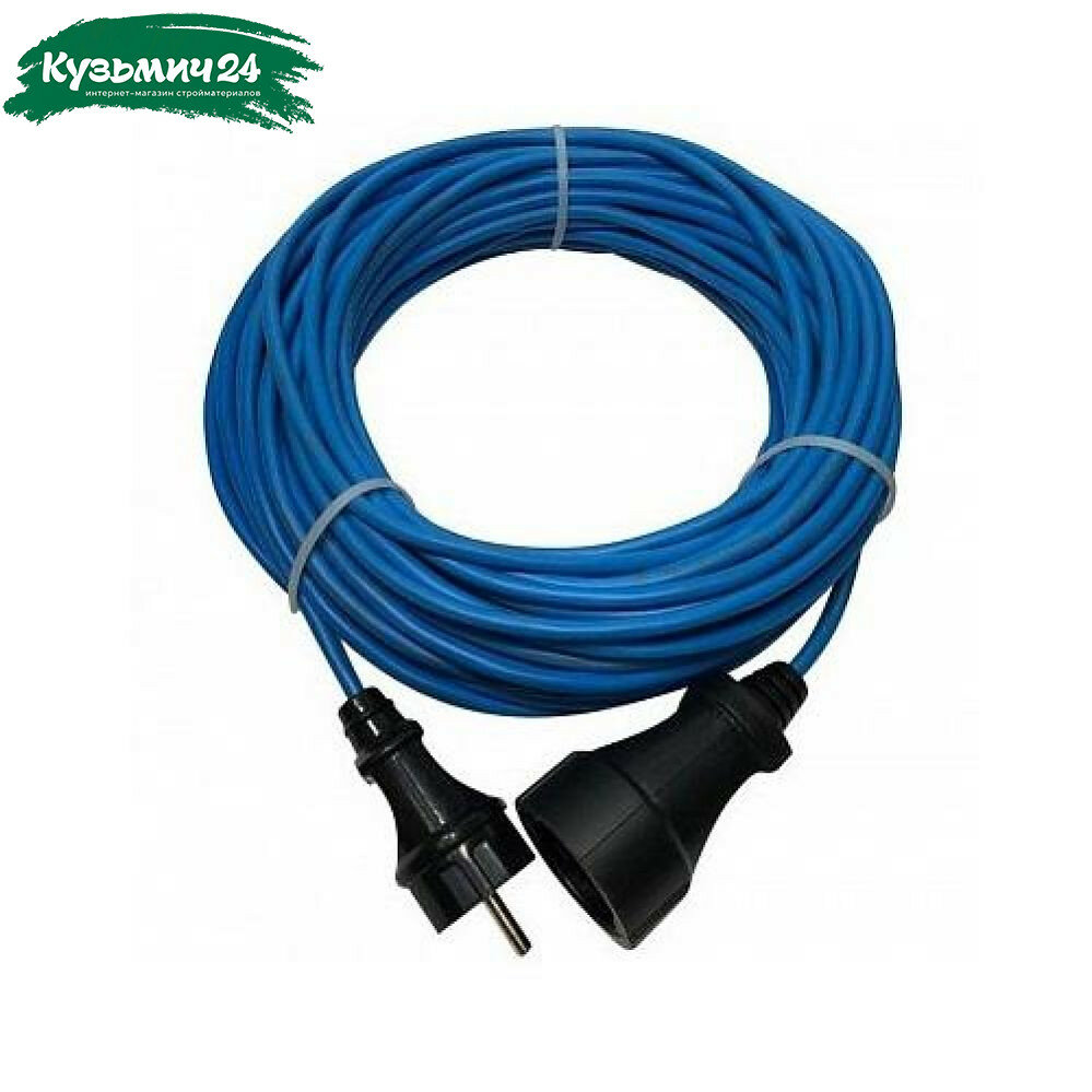 Удлинитель Атлант Атом 40136 ПВС, с заземлением, 1 розетка, 30 м, 2.2 кВт, 1 шт