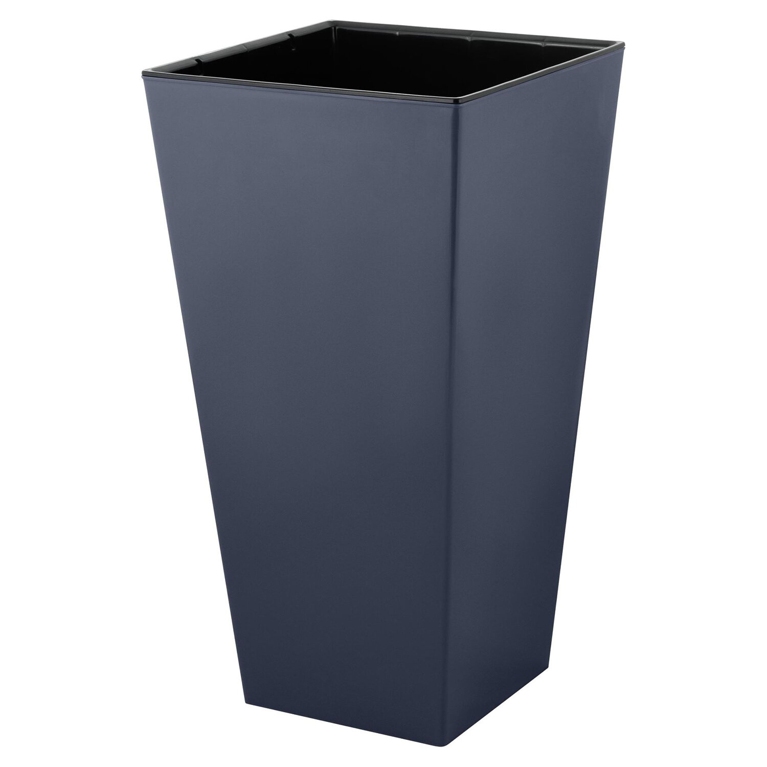 Горшок для цветов InGreen London Cube, 19,4 л, вулканический серый