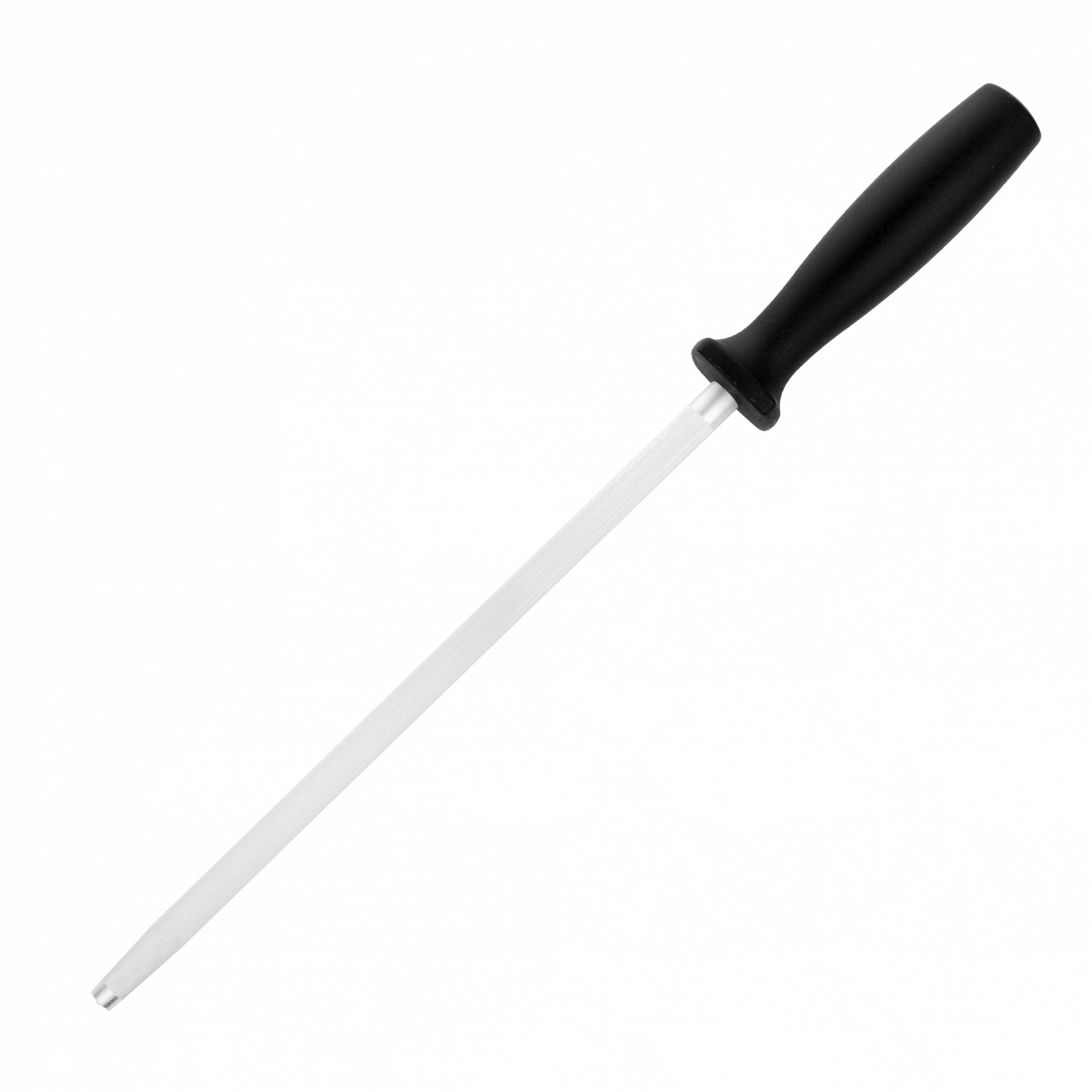 Мусат ARCOS Sharpening Steels 7821, сталь, мелкий абразив, нескользящий, черный, 23см