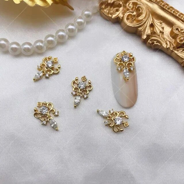 5 шт, декоративные подвески для дизайна ногтей