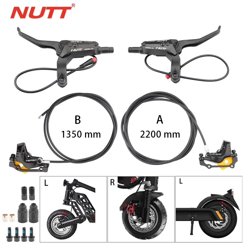 NUTT Y5-D 4-поршневой гидравлический тормоз Front B-Rear A Set