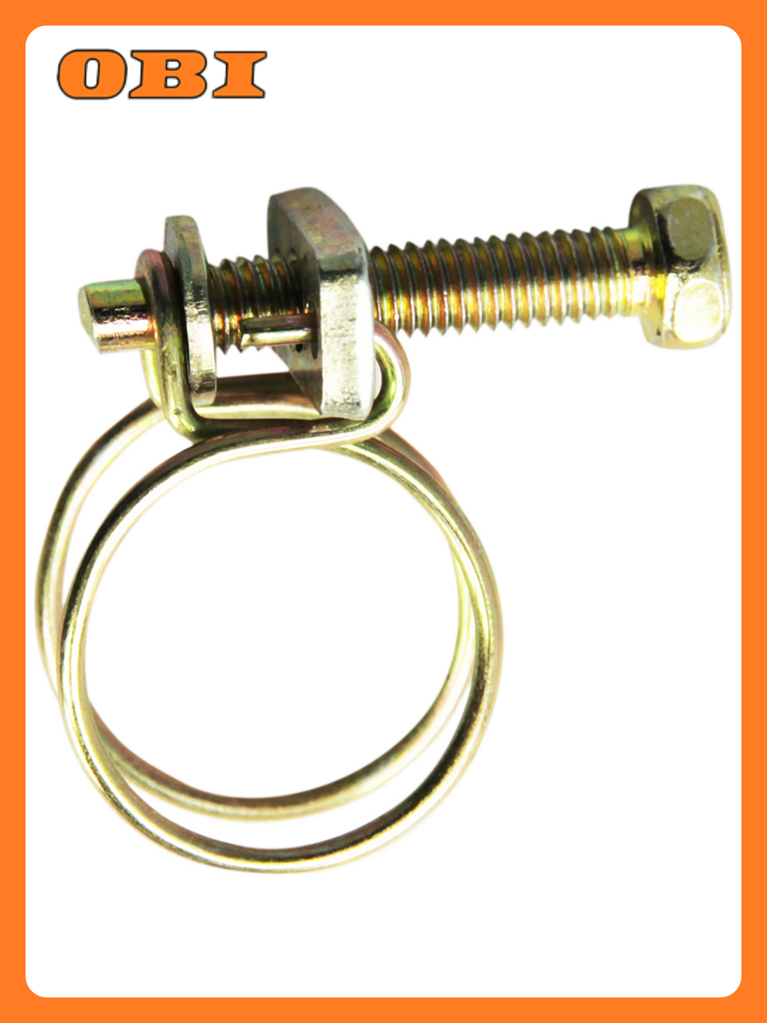 Хомут проволочный спиральный оцинк. 3/4" (19 мм), (2 шт.)