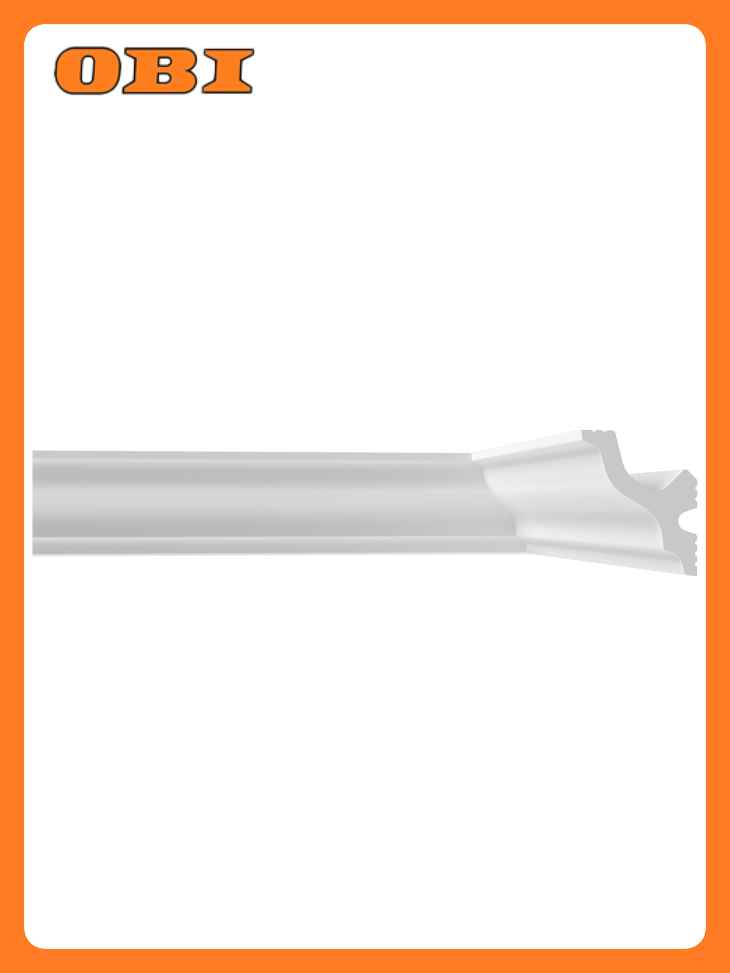 Плинтус потолочный FORMAT 06025E 47х37 см