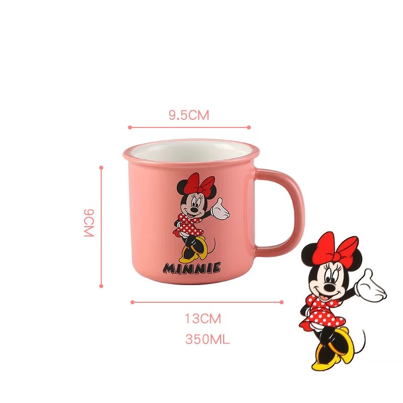 Новая керамическая посуда Disney Mickey, детская миска для риса, для личного использования, мультяшная, милая и