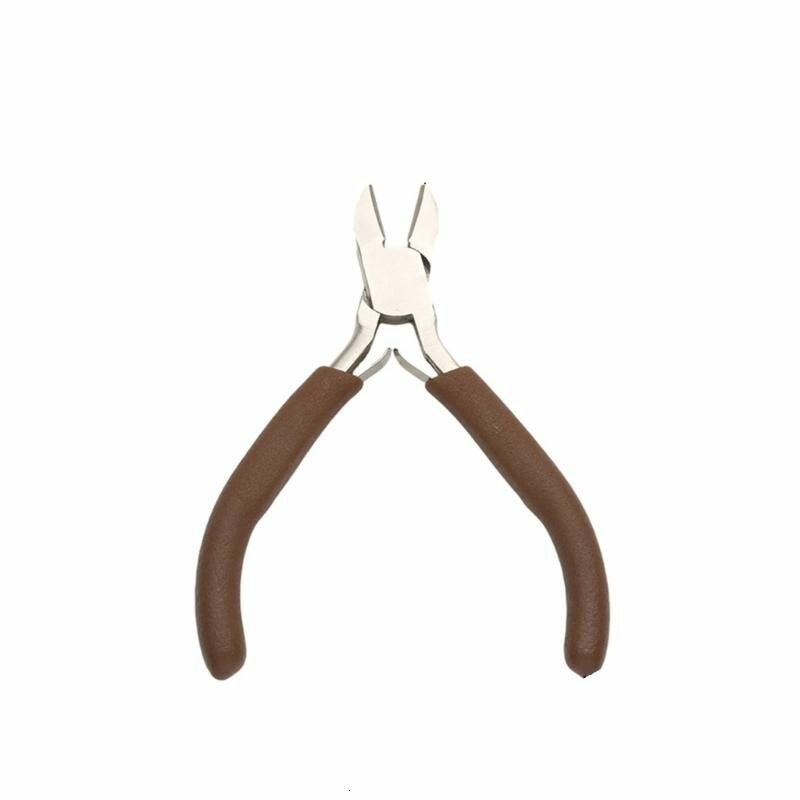 Двойные стальные круглогубцы, точный инструмент для рукоделия с противоскользящей ручкой, - 2