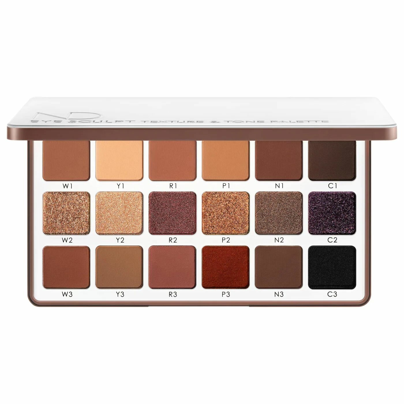 Natasha Denona Палетка теней для век Eye Sculpt Texture & Tone Eyeshadow Palette (Dramatic) 19 г