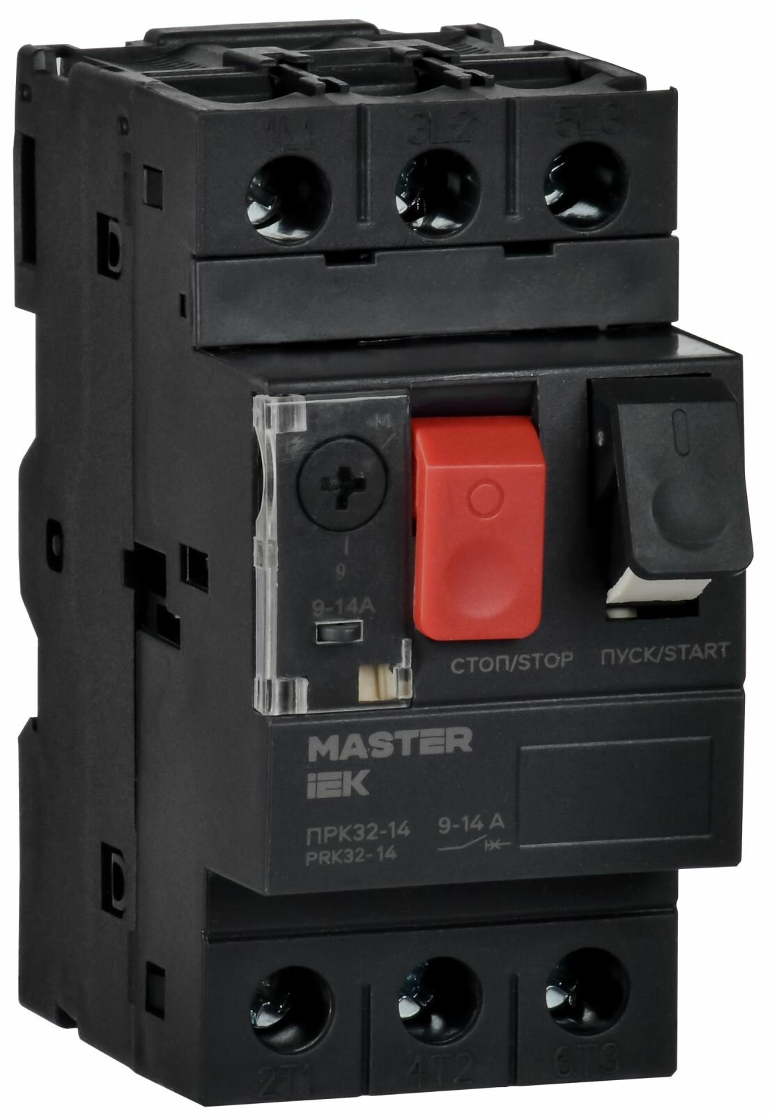 Пускатель IEK ПРК32-14, In=14А, Ir=9-14А, Ue 660В, MASTER