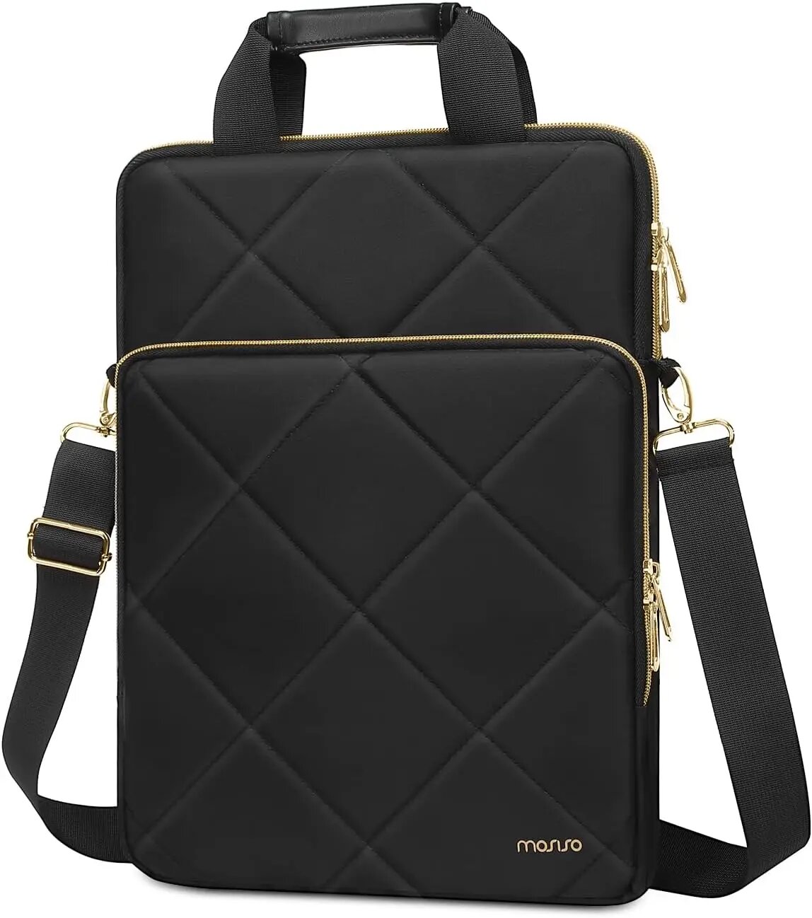 MOSISO сумка для ноутбука 13-16 дюймов 15-16 inch, Black