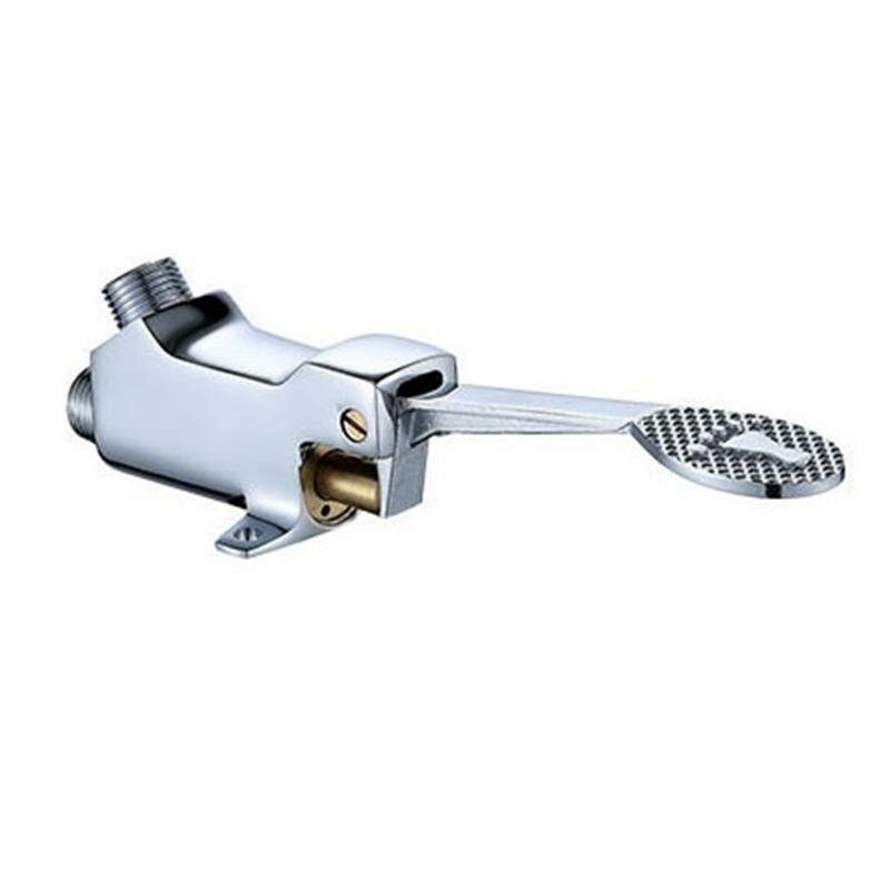 Ножной педальный кран для умывальника, Одиночный корпус клапана